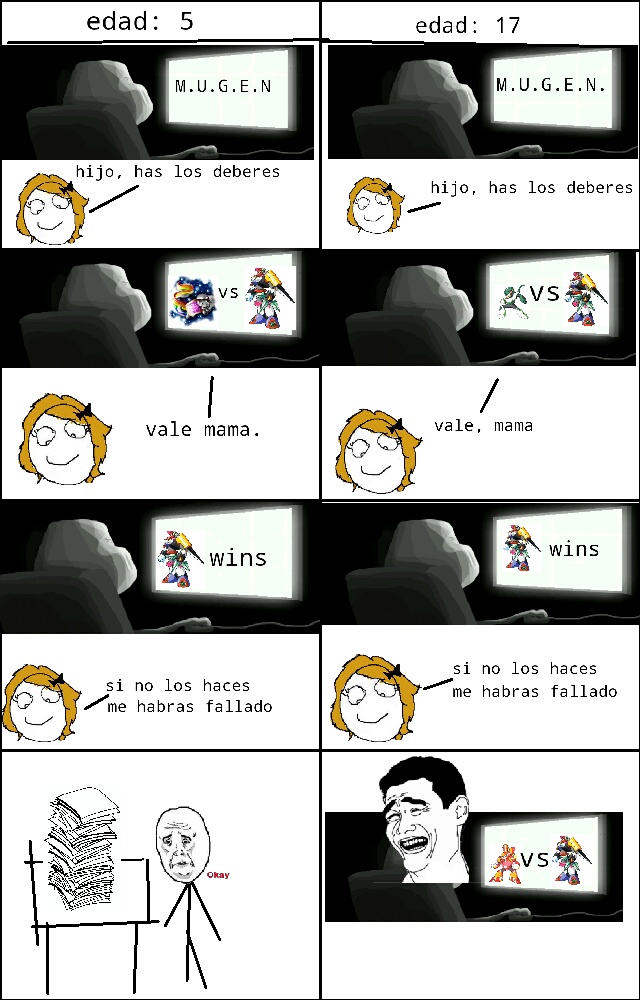 Diferencias entre edades - Meme subido por TrollDad :) Memedroid