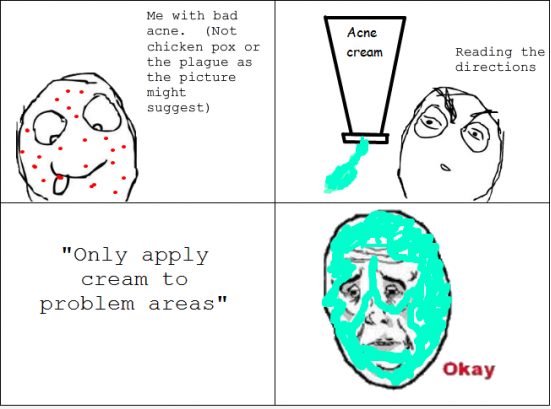 Meanwhile Wen U Hav Acne Meme By Asurti2415 Memedroid