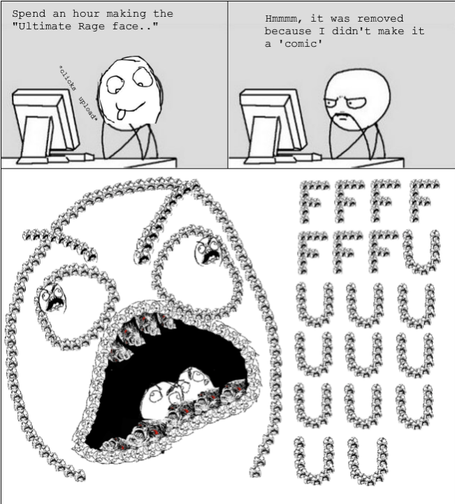 When you make something awesome, and it gets removed because it wasn't ...