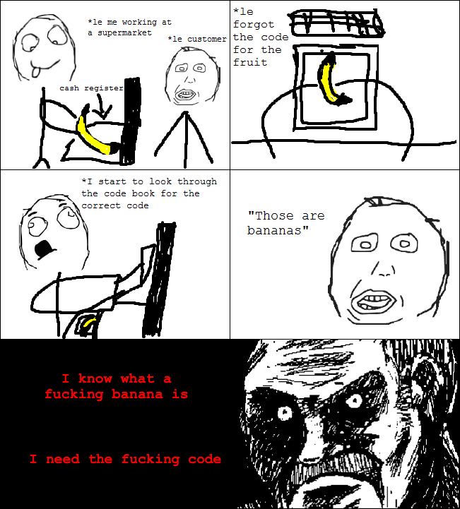 Supermarket Code Rage :) Memedroid