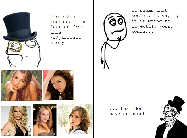 The lesson of /r/jailbait :) Memedroid