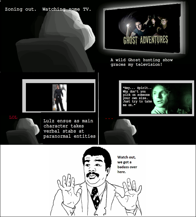 Ghost huntingF TV rage :) Memedroid