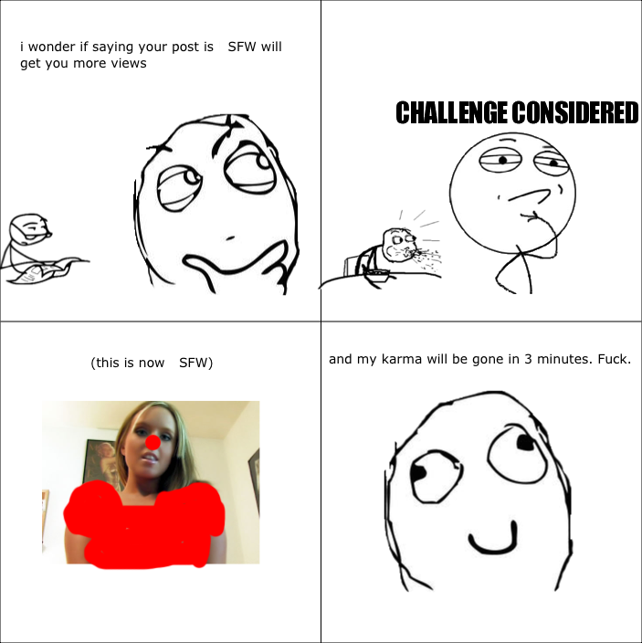 SFW Rage (counter experiment) :) Memedroid