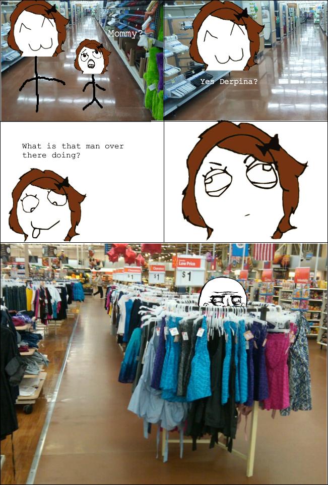 ...and then Walmart security escorted me outside. :) Memedroid