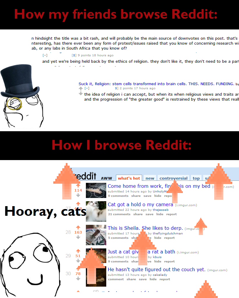 There are two types of redditor. :) Memedroid