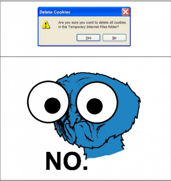 DELETE COOKIES!? :) Memedroid