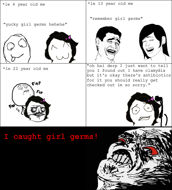 Girl germs rage :) Memedroid
