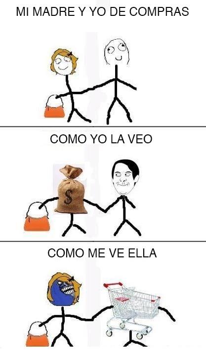 Nos vamos de compras :) Memedroid
