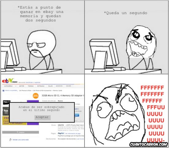 Pujando en ebay :) Memedroid