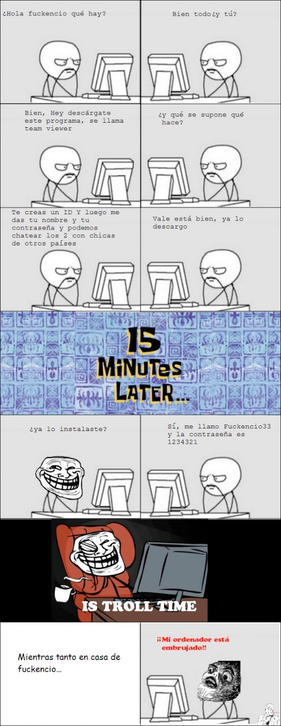 El team viewer :) Memedroid