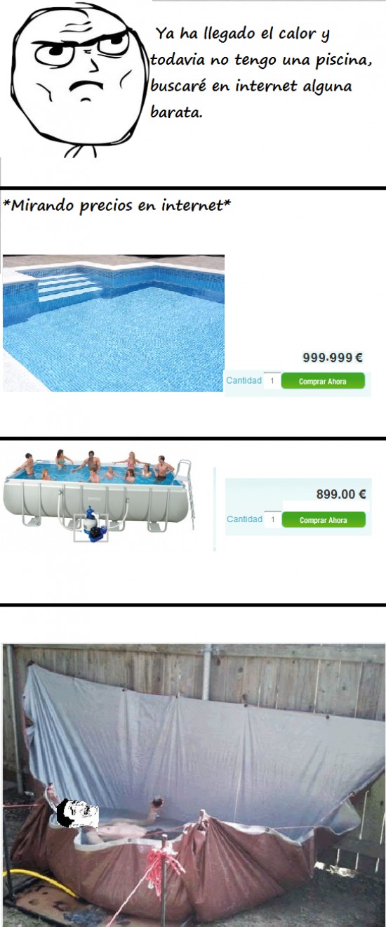 Mirando piscinas :) Memedroid