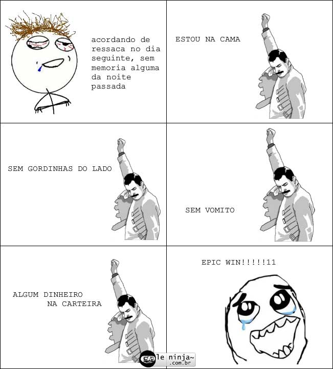 melhor ressaca ever :) Memedroid