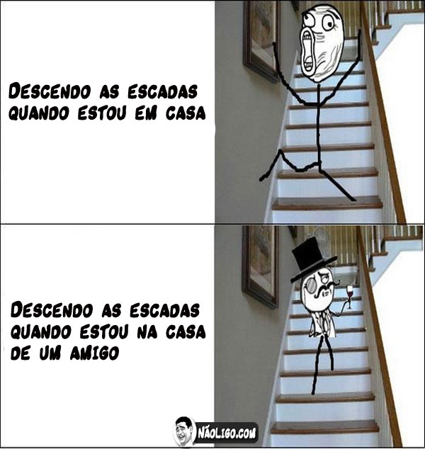 Descendo As Escadas :) Memedroid