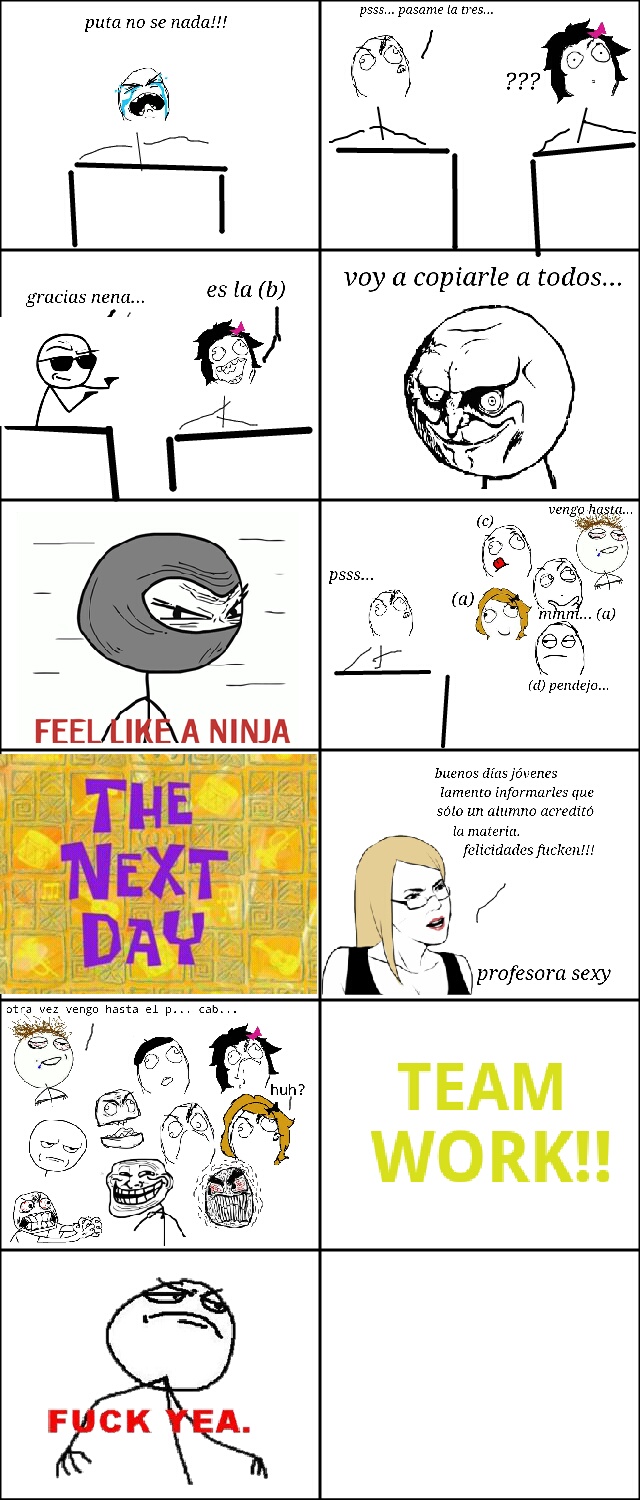 Trabajo en equipo - Meme subido por Saad_Payne :) Memedroid