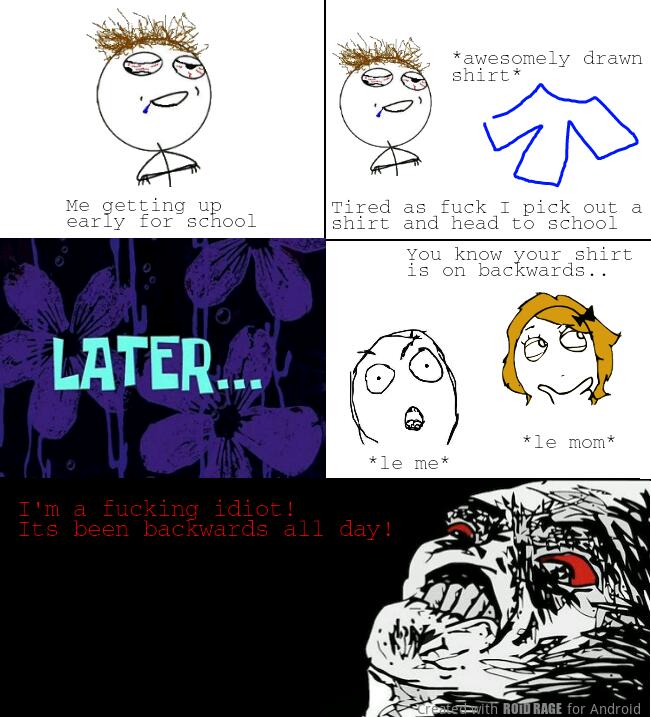 backwards shirt - Meme by Wallace :) Memedroid