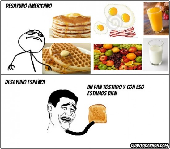 desayunos de todo tipo - Meme subido por polety :) Memedroid