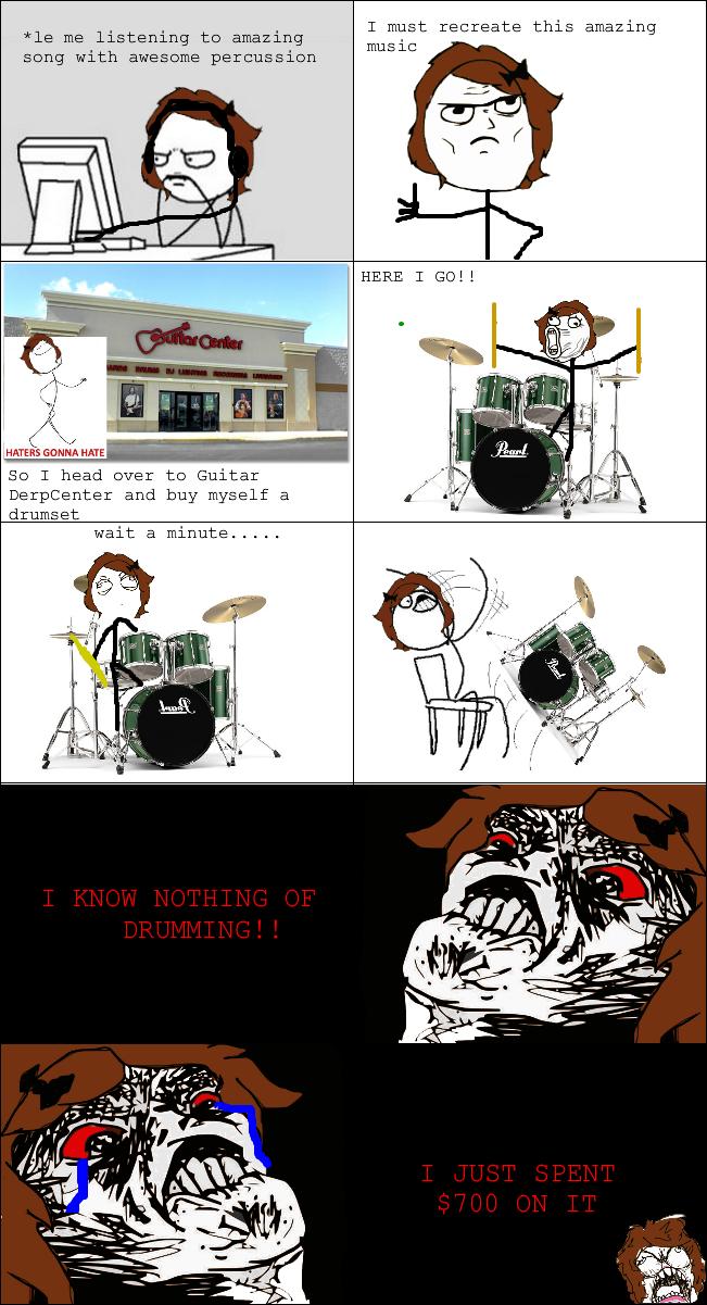 Drumming Rage - Meme subido por CristinaRubio :) Memedroid