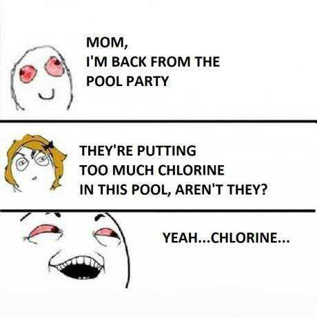 Pool party - Meme subido por PollyLovesA7X :) Memedroid
