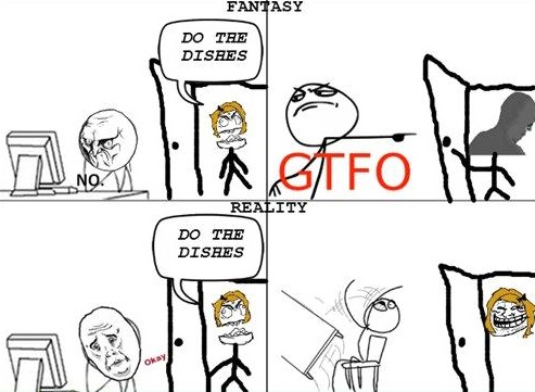 do the dishes - Meme by m0rphastic :) Memedroid