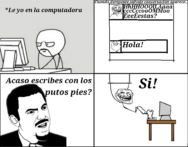 foot write - Meme subido por jimmyneutron9 :) Memedroid