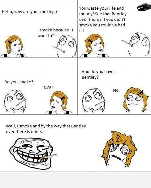 Smoking rage - Meme by SaraiCk :) Memedroid