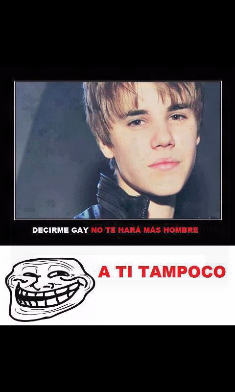 fuera de aca belibers - Meme subido por alboadicto002 :) Memedroid