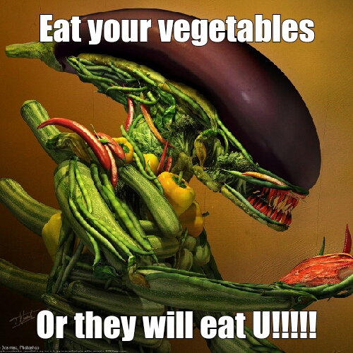 Vegetable alien - Meme by Diagalon :) Memedroid