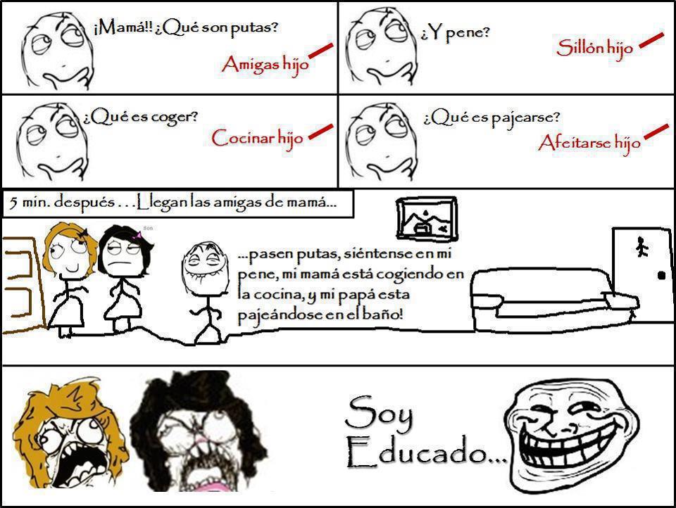 Educado - Meme subido por Rayman927 :) Memedroid