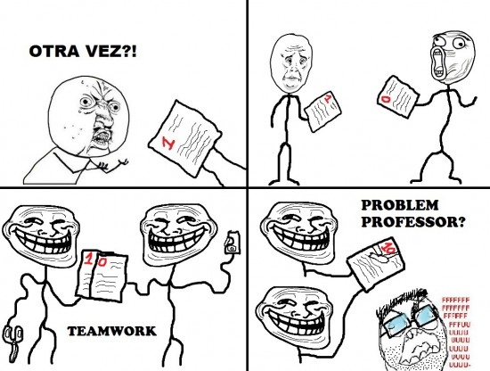 trabajo en equipo - Meme subido por clockwer :) Memedroid