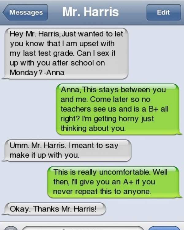 Awkward Teacher Texts
