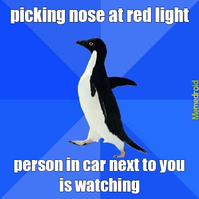 nose picker - Meme by pbuckle :) Memedroid
