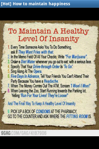 insanity - Meme subido por de_goudvis :) Memedroid