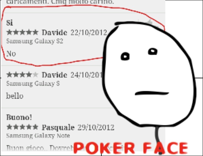 Poker Face Meme By Claudio Conforti 17 Memedroid