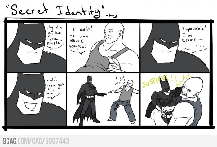 Secret Identity! - Meme subido por dlxPunisheRxlb :) Memedroid