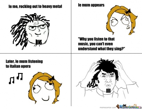 Metal Rock Memes What Is The First Scream You Heard? Song: Vianova