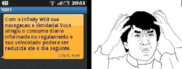 Mensagem da operadora - Meme by Tahan :) Memedroid