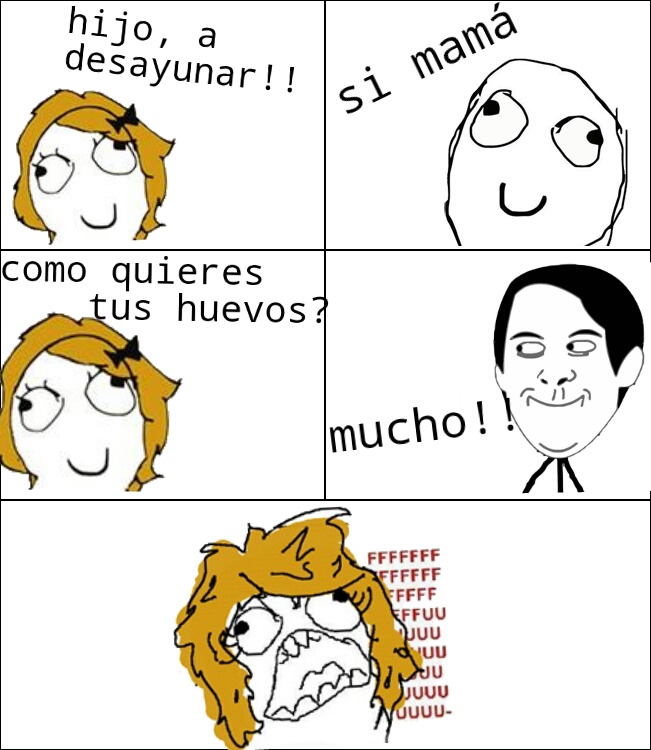 como quieres tus huevos? - Meme subido por cristian.san.1998 :) Memedroid