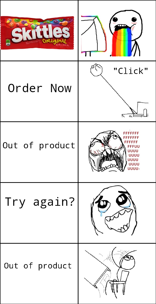 Skittles rage - Meme by ImLovinIt :) Memedroid