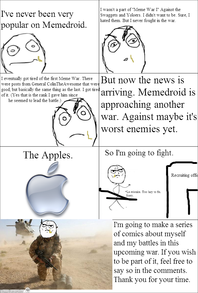Meme War 2- Introduction - Meme by Ranger619 :) Memedroid