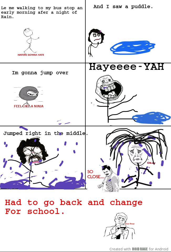 Puddle jump fail - Meme subido por Reereh :) Memedroid