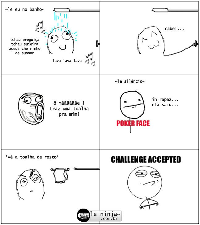 Desafio aceito! - Meme by jeferson.nightwolf :) Memedroid