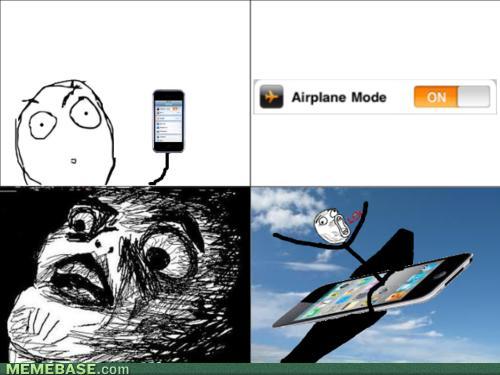 Airplane Mode - Meme subido por Murcielago6500 :) Memedroid