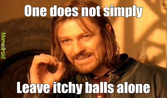 itchy nuts - Meme by wiggleman :) Memedroid