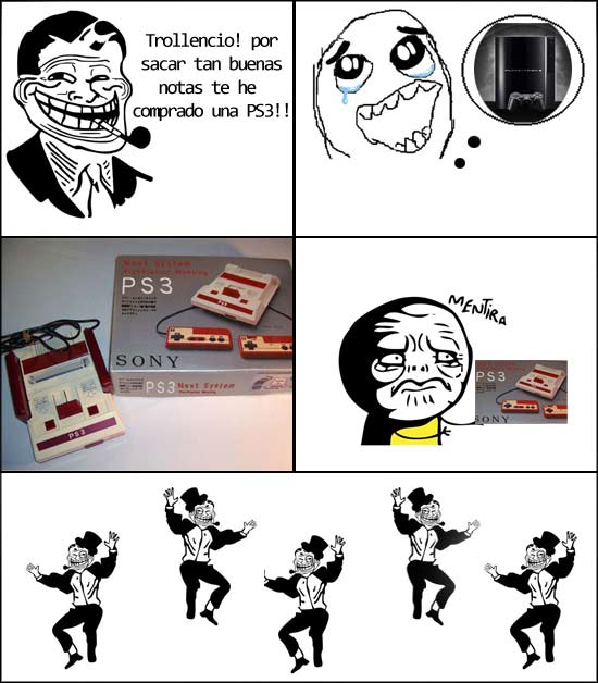 te he comprado una ps3 - Meme subido por fukencioramires :) Memedroid