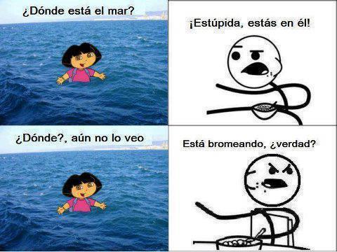 Â¿donde esta el mar? - Meme by xFuckencio :) Memedroid