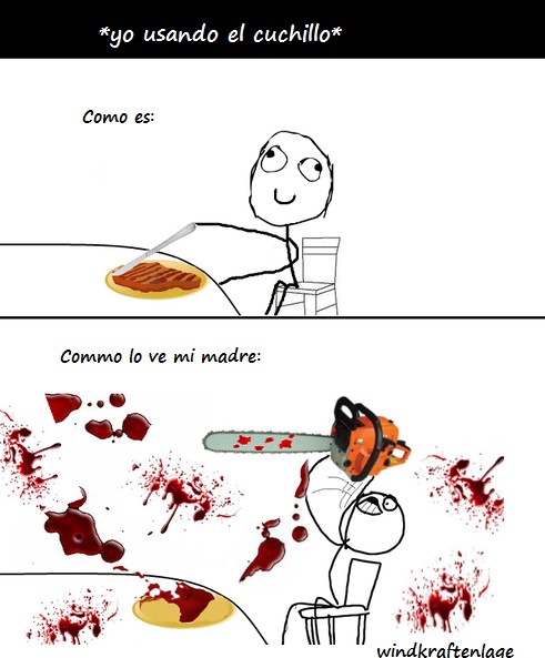 Cuchillo - Meme subido por TheJuanCruzTroll :) Memedroid