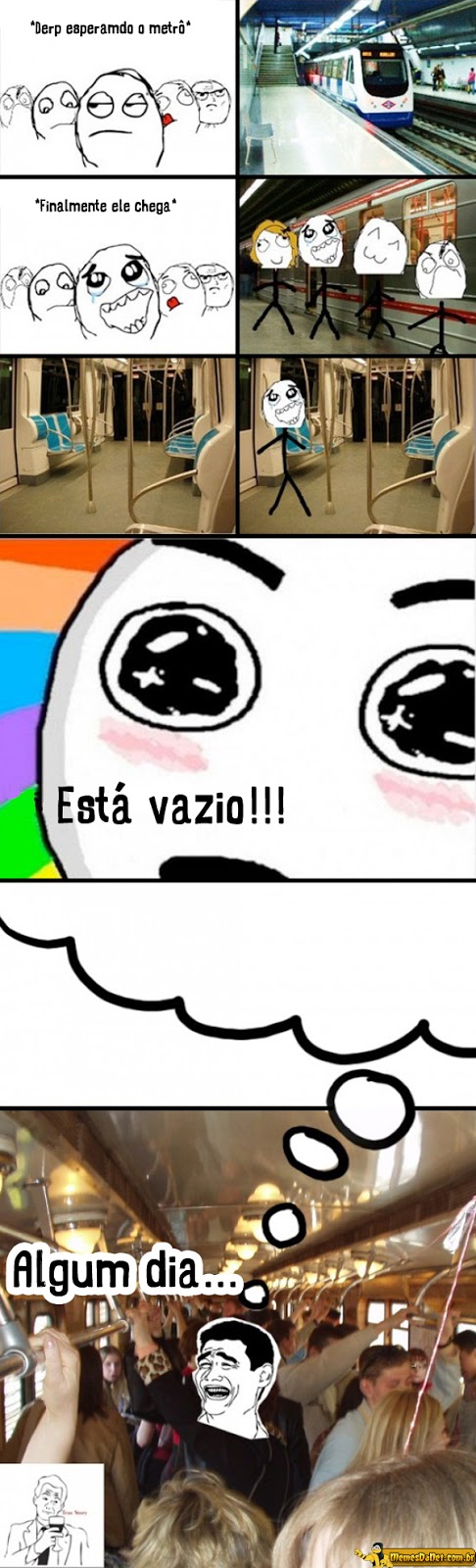 Metrô Vazio - Meme by pedro2012campos :) Memedroid