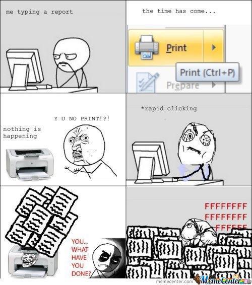 printer FUU - Meme by -Aly- :) Memedroid