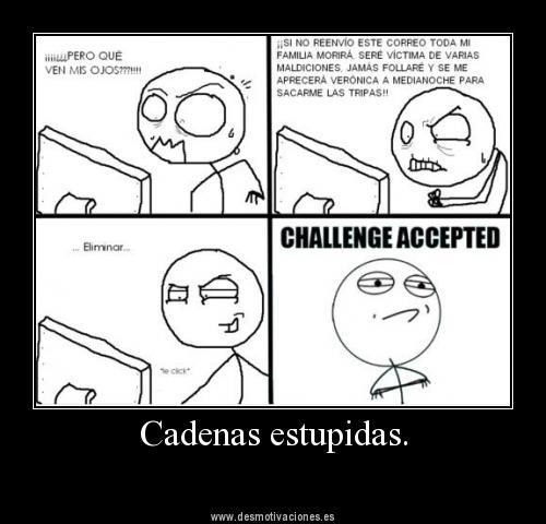 mensajes en cadena - Meme subido por angelix :) Memedroid