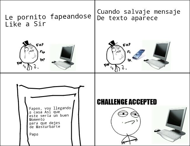 challenge accepted - Meme subido por wickedsham :) Memedroid